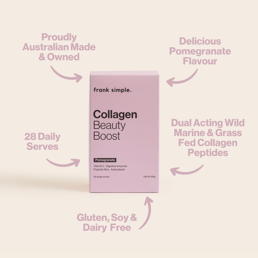 Collagen Beauty Boost Sachets | Radiant Skin & Hair – Frank Simple