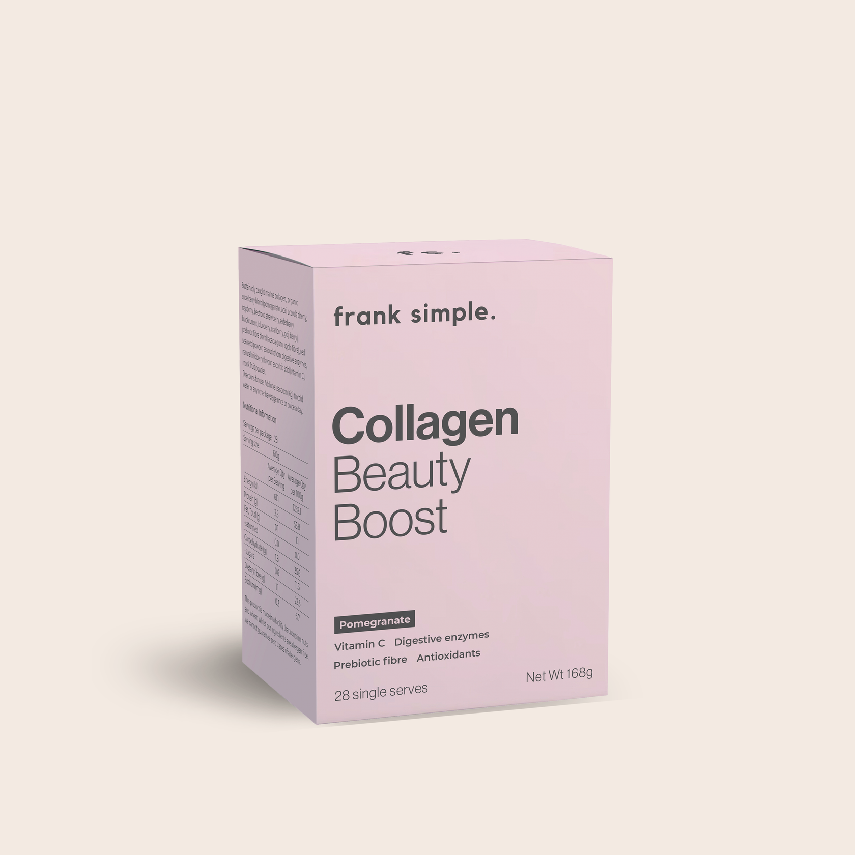 Collagen - Beauty Boost Daily Sachets | Frank Simple